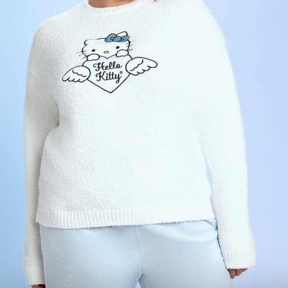 Hello Kitty | Sweaters | Nwt Forever 2 Hello Kitty Blue Angel Sweater ...